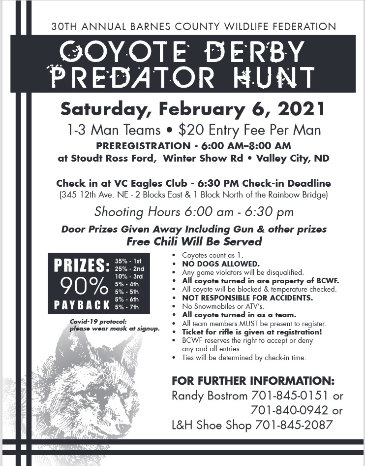 BCW Predator Hunt | Barnes County Wildlife Federation